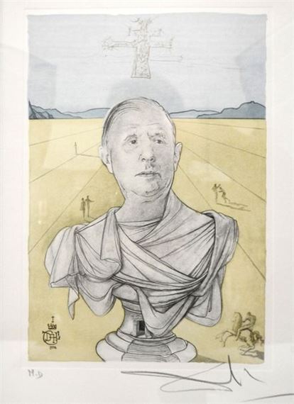 Salvador Dalí | Hommage au Général de Gaulle | MutualArt