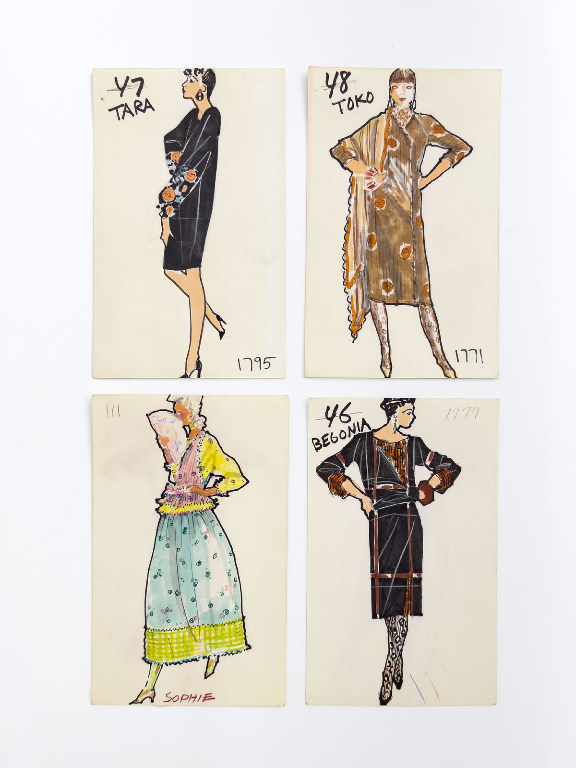 Jesper Nyeboe | 60 Jesper Nyeboe Illustrations for Geoffrey Beene (1989 ...