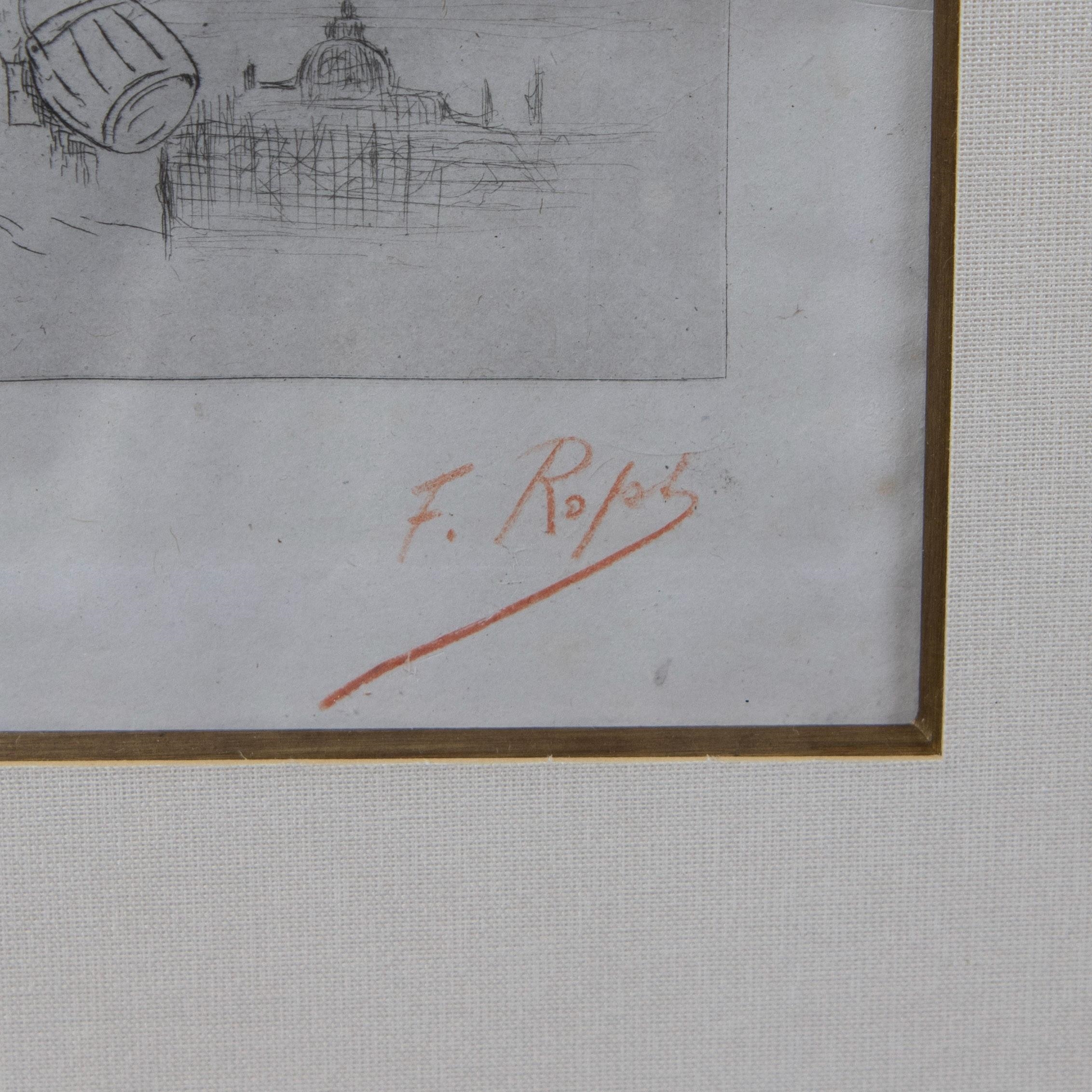 Félicien Rops | Félicien ROPS (1833-1898) | MutualArt