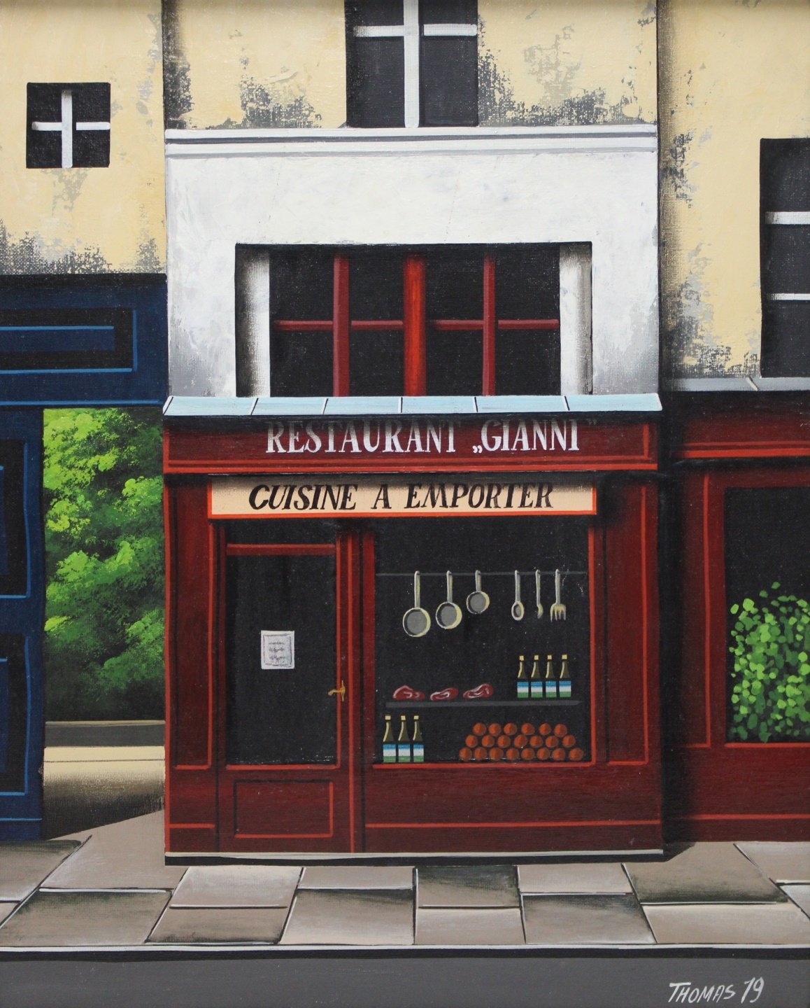 Thomas Pradzynski | Restaurant Gianni, Paris (1951) | MutualArt