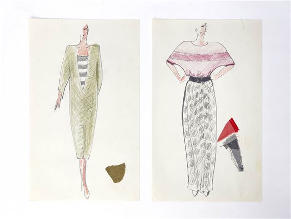 Geoffrey Beene | 43 Geoffrey Beene Studio Illustrations | MutualArt