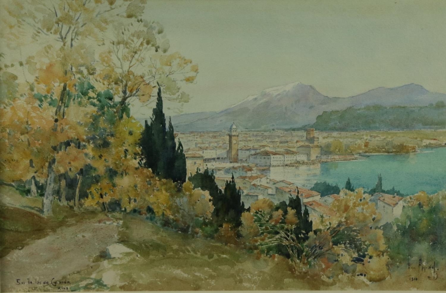 Emile Appay | 'Sur La Lac de Garde | MutualArt
