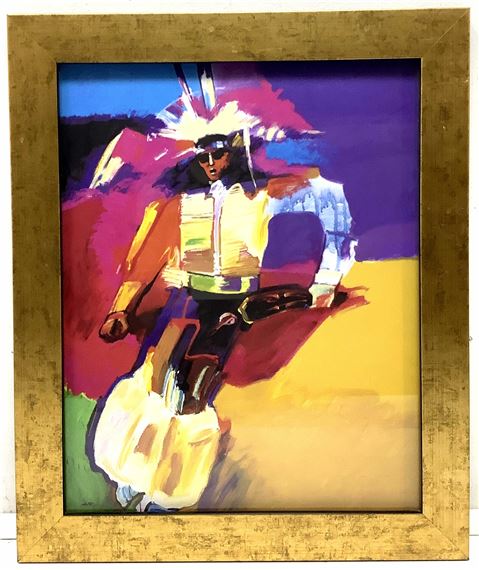 John Nieto | John Nieto Native American Dancer Print | MutualArt