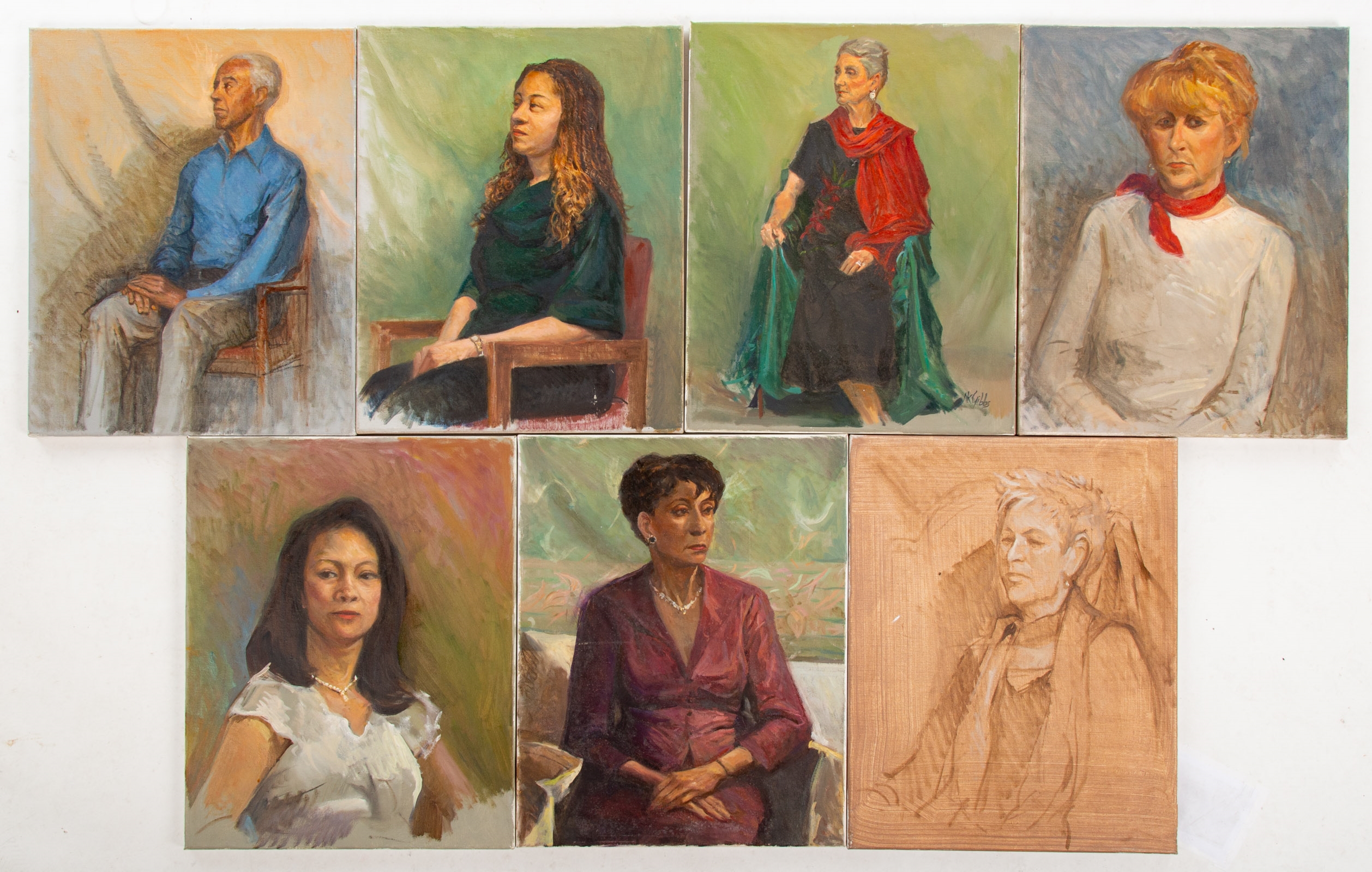 Nathaniel Gibbs | Seven Portraits | MutualArt