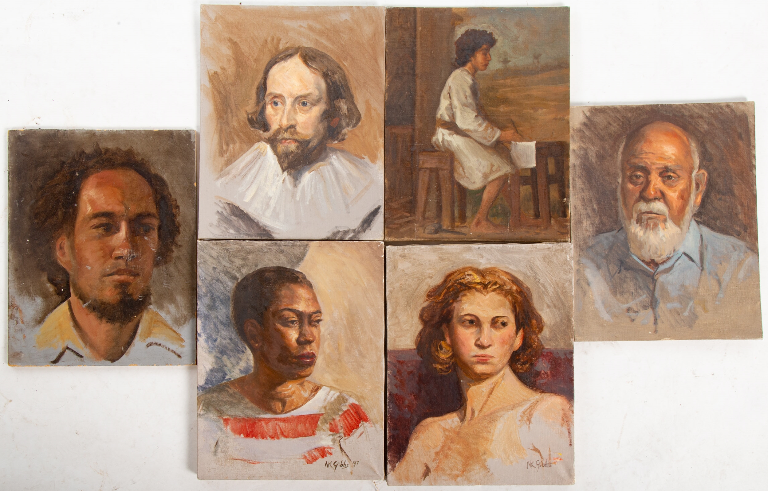 Nathaniel Gibbs | Six Portraits | MutualArt