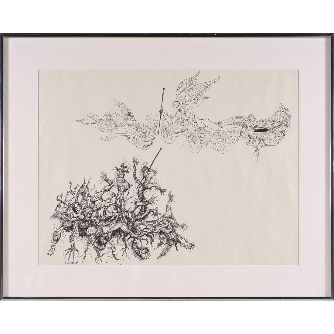 Robert Smithson | Demons and Angels (1962) | MutualArt