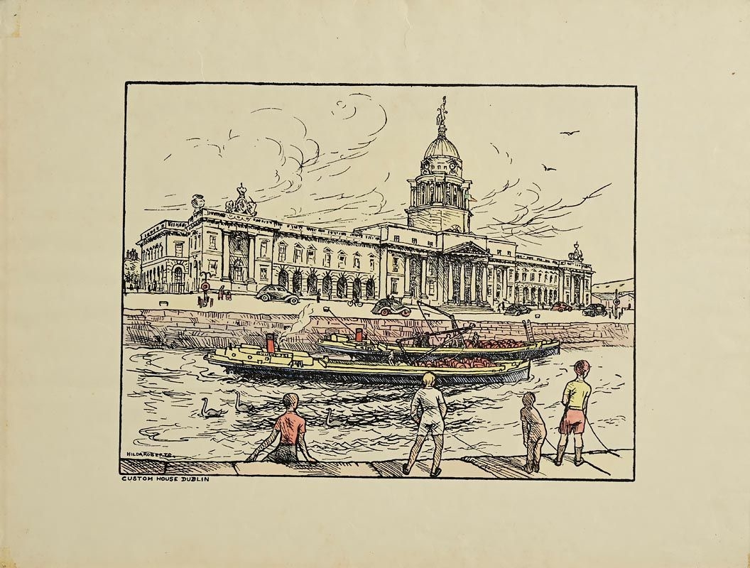 Hilda Roberts | Customs House Dublin | MutualArt