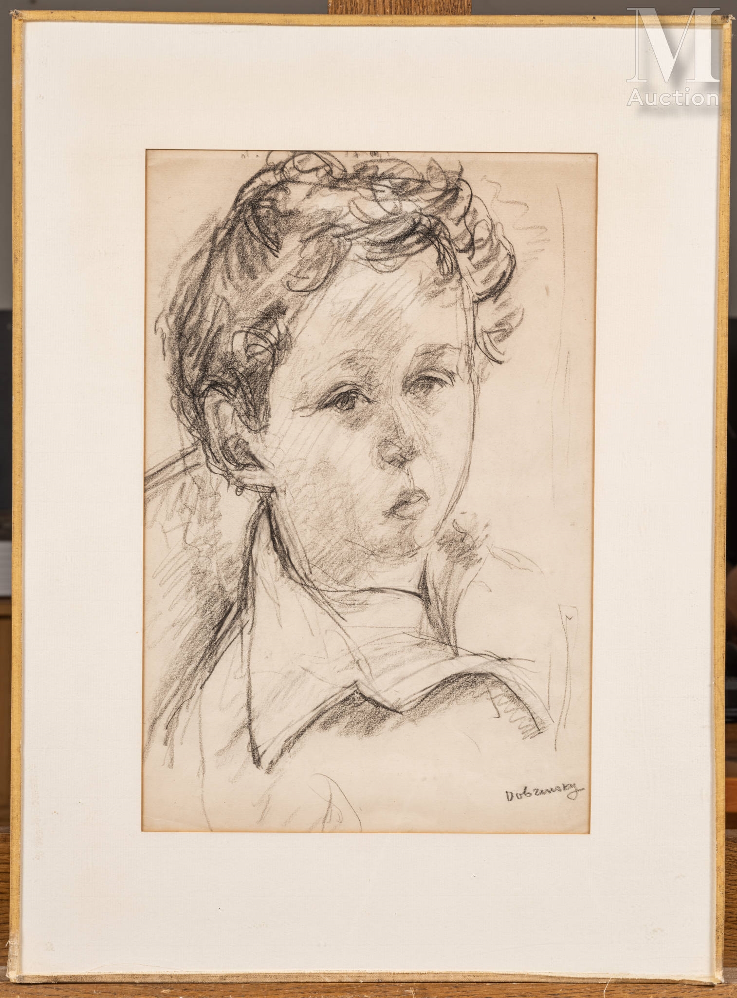 Isaac Dobrinsky | Portrait de jeune garçon | MutualArt