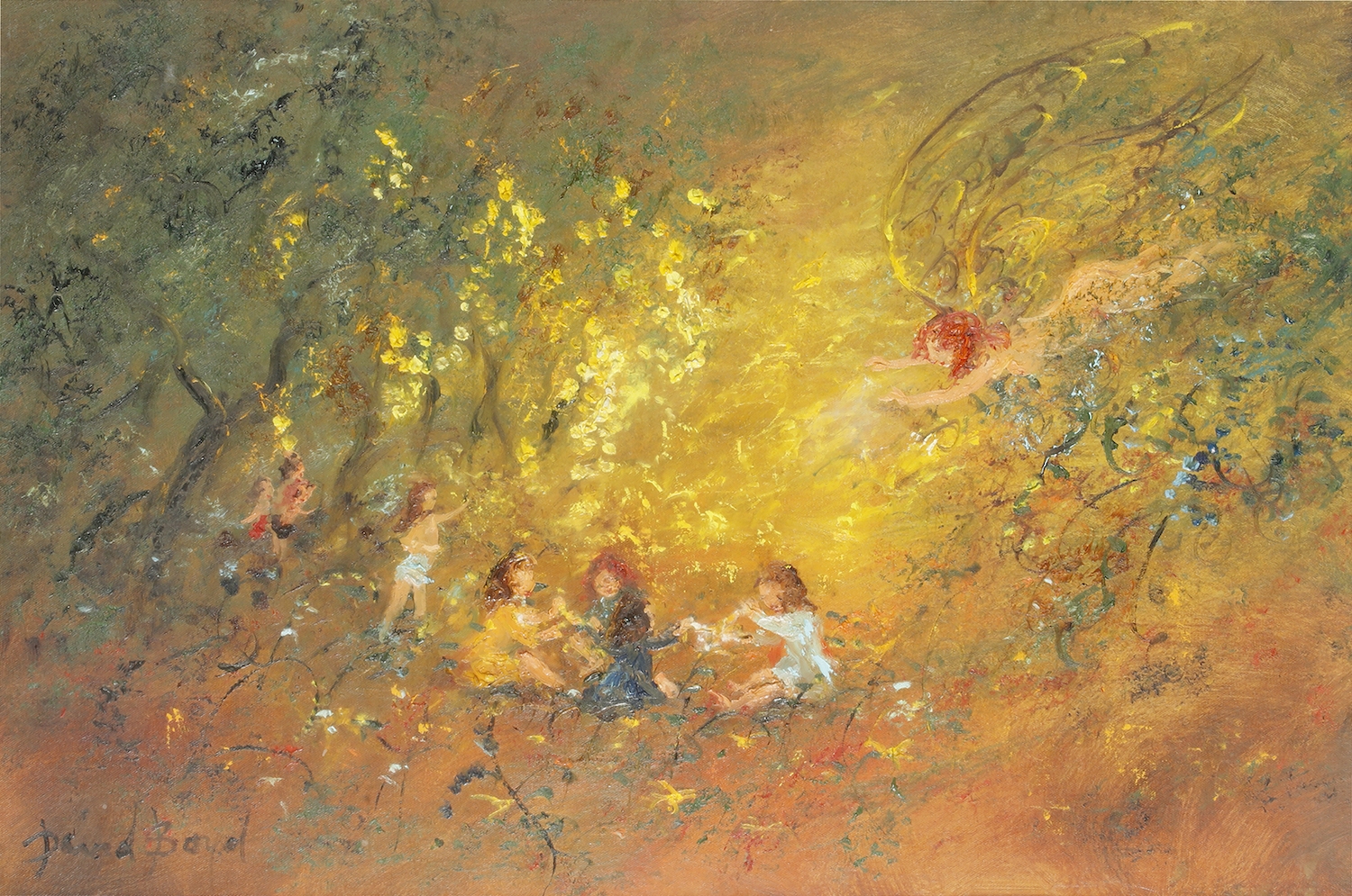 David Boyd | Europa Appearing at a Picnic Under the Wattle Tree (1924) | MutualArt