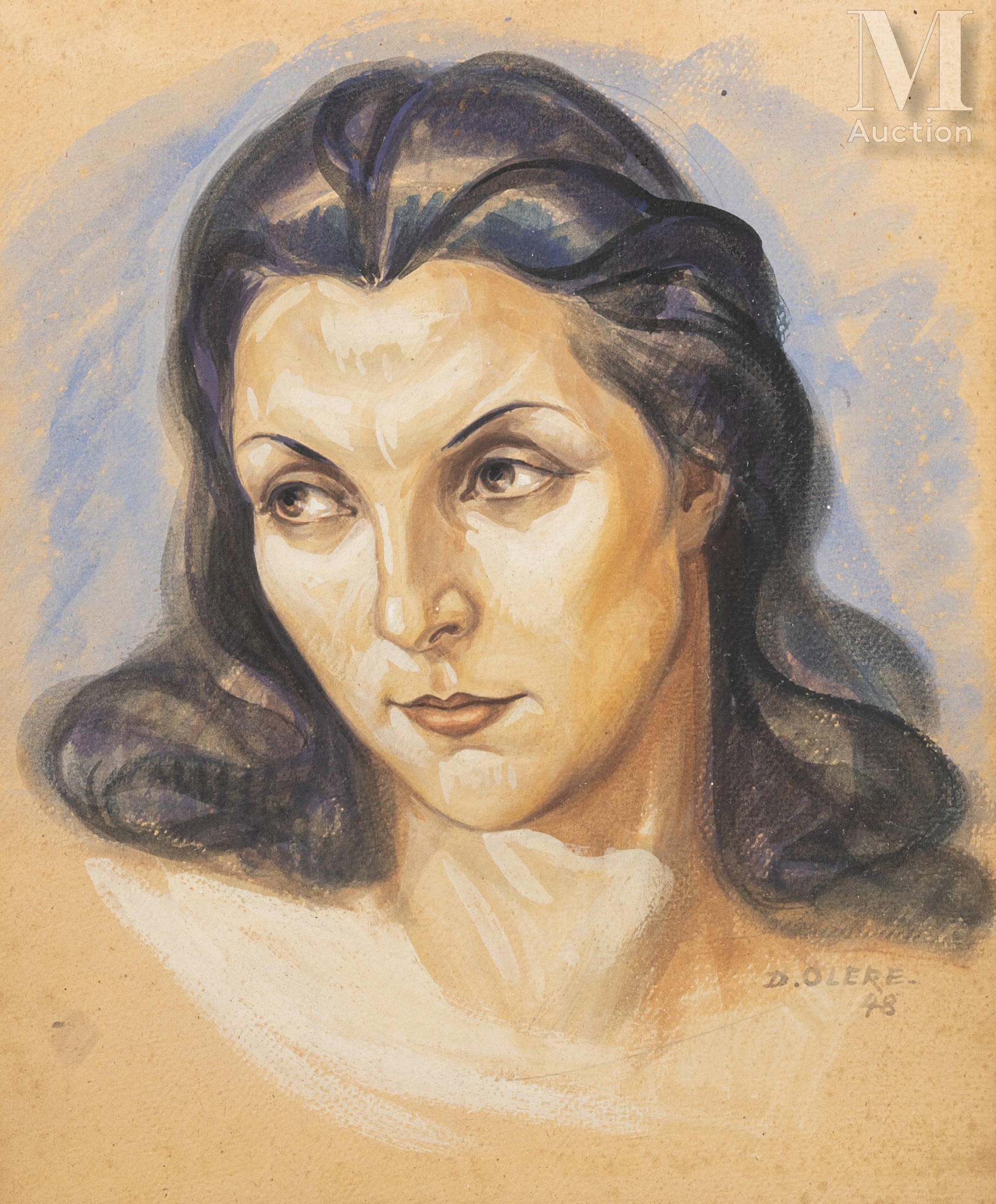 David Olère | Portrait de femme | MutualArt