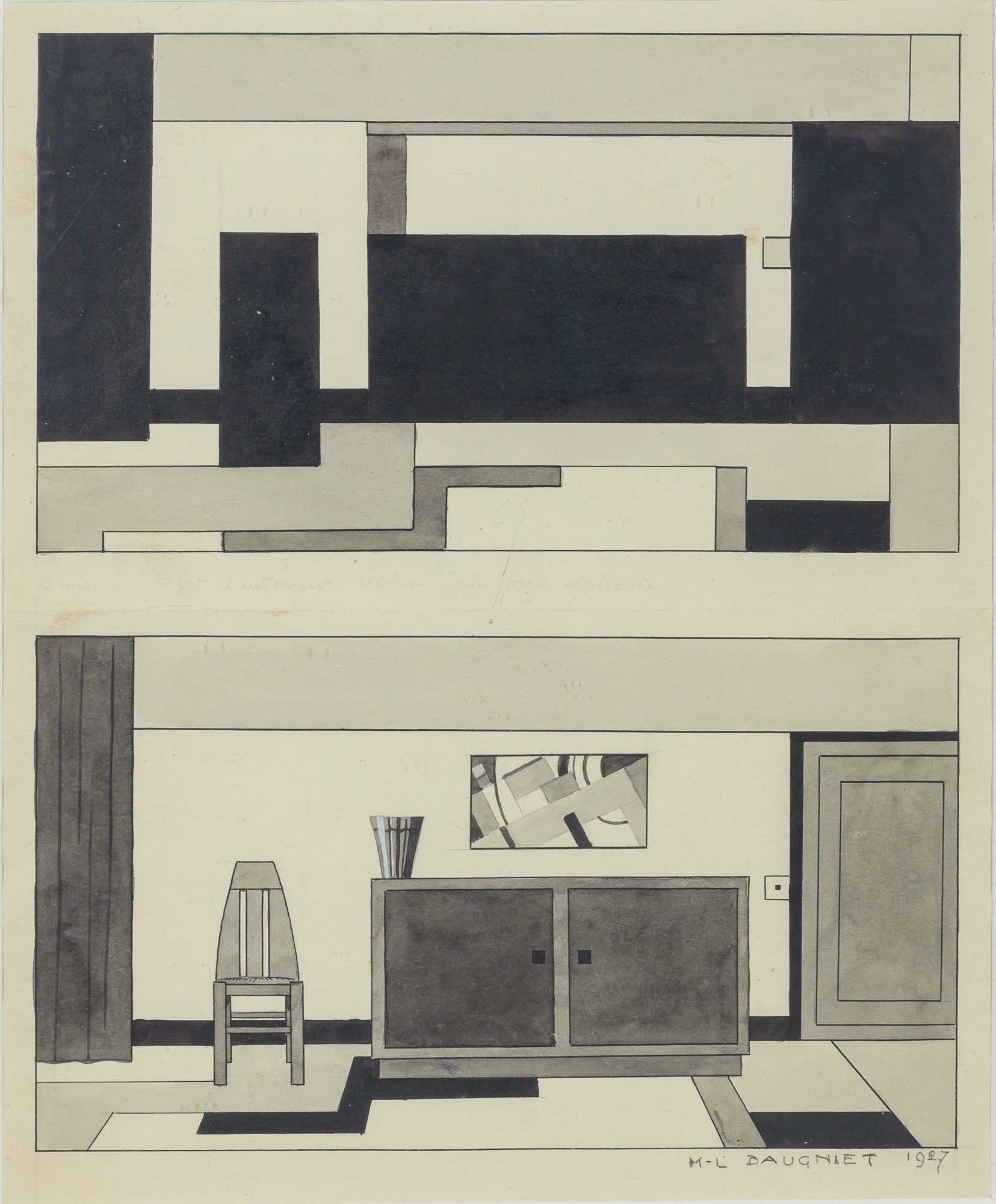 Marcel-Louis Baugniet | Project for an Interior (1927) | MutualArt