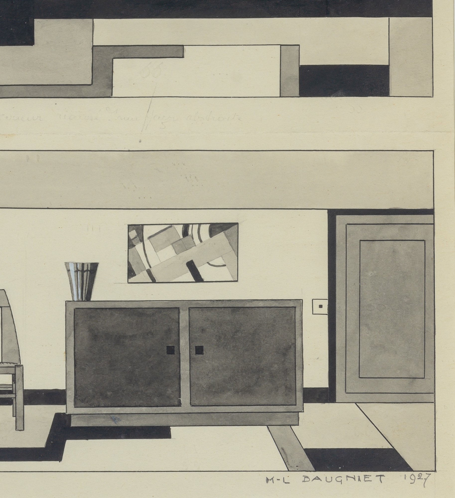 Marcel-Louis Baugniet | Project for an Interior (1927) | MutualArt