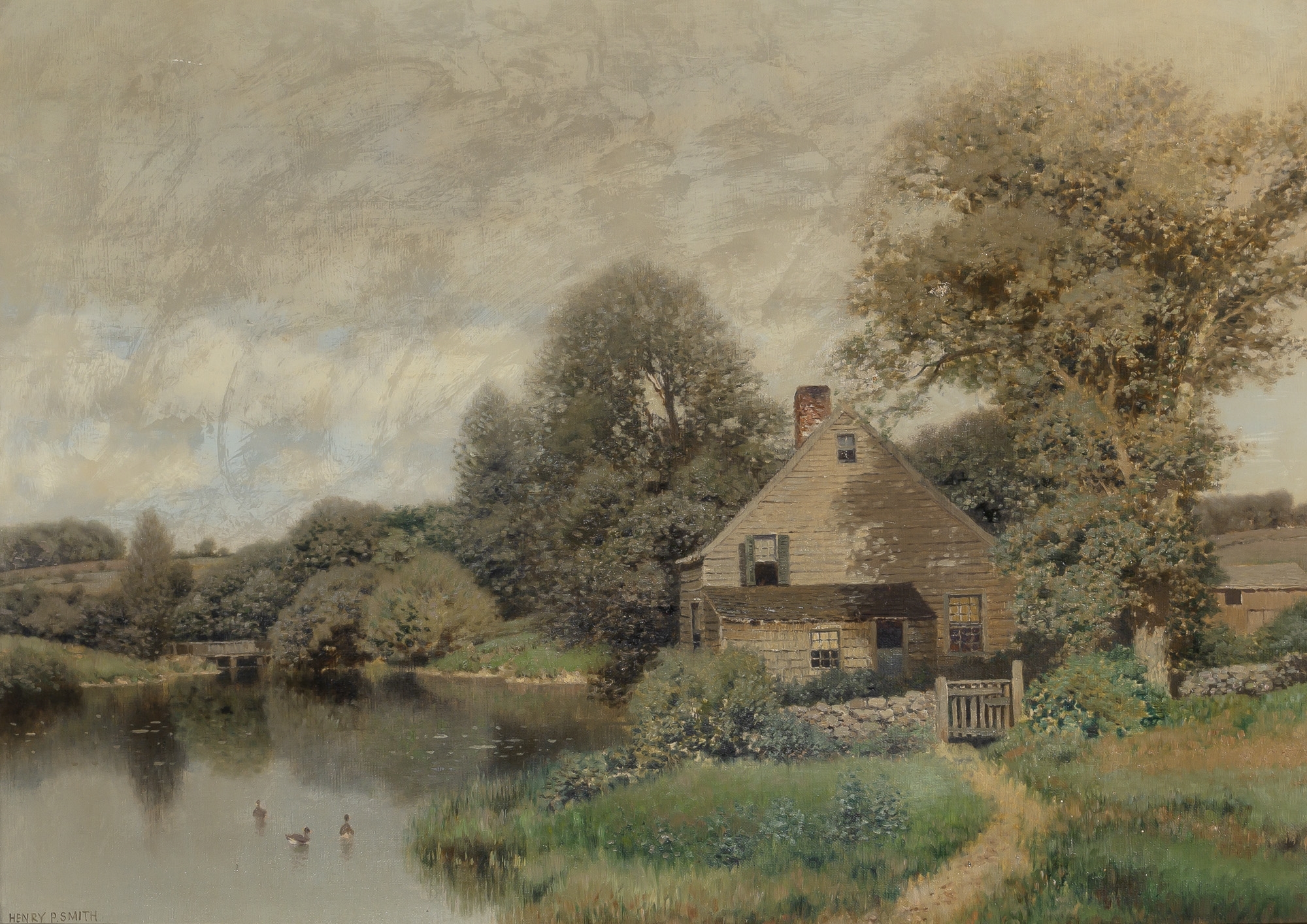 Henry Pember Smith | A Gray Day at East Lyme | MutualArt