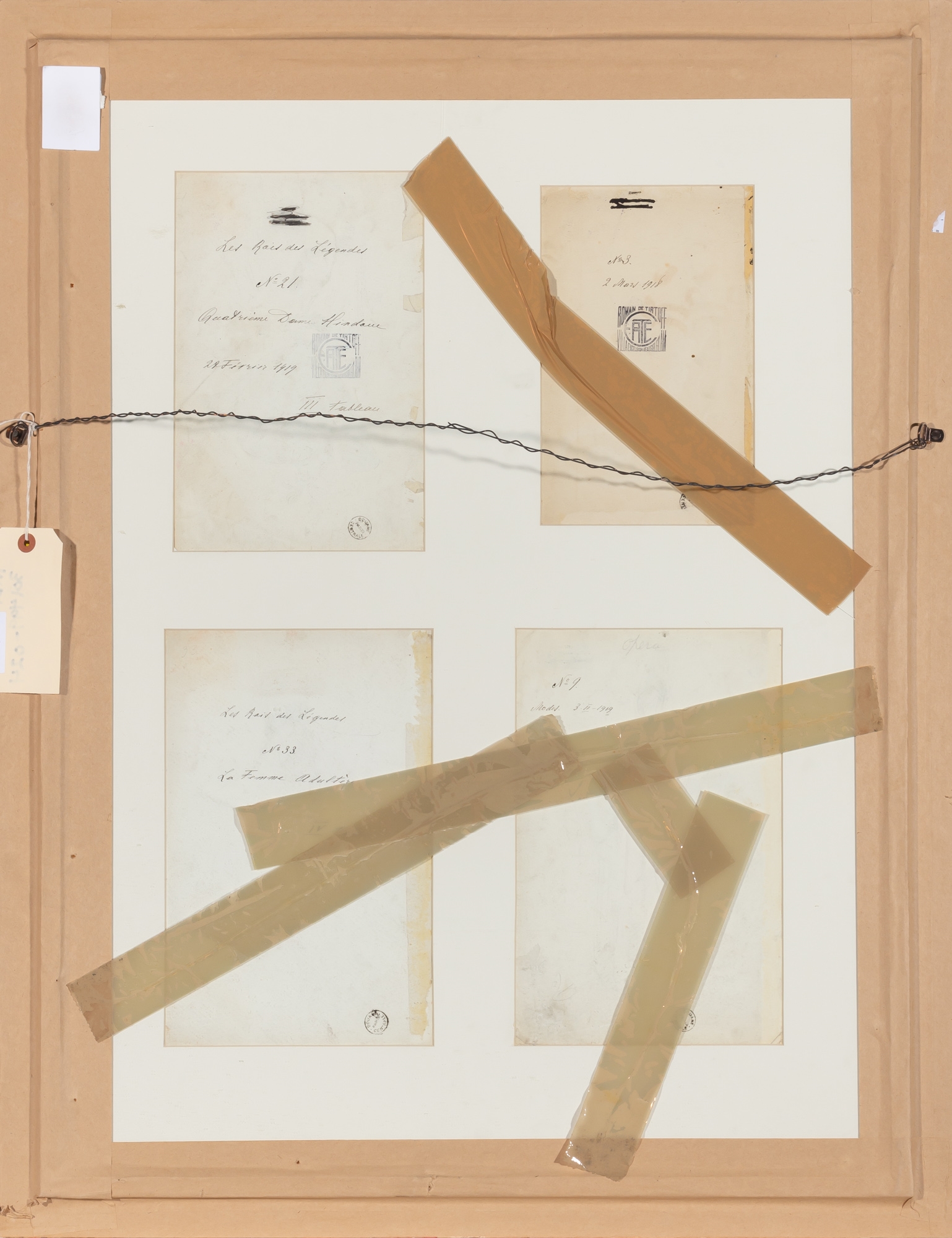 Erté | Four Costume Designs (Les Rais des Legendes) | MutualArt