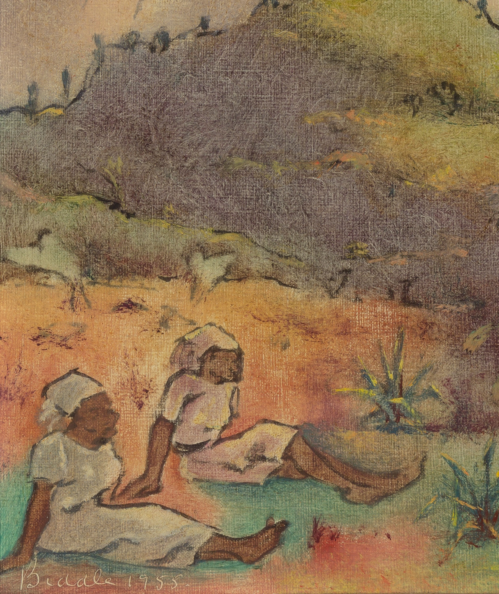 George Biddle | Haitian Landscape (1955) | MutualArt