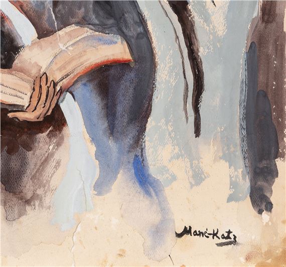 Emmanuel Mané-Katz | Rabbi with Torah | MutualArt