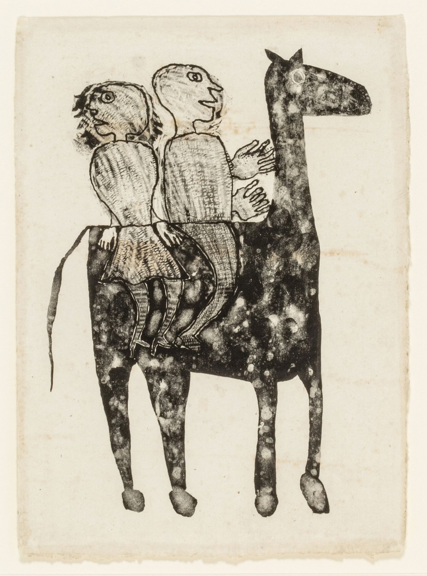 Jean Dubuffet | Jean Dubuffet (FRENCH, 1901-1985) Lithograph In Black ...