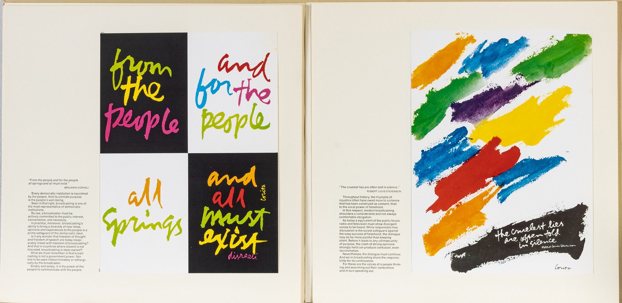 Corita Kent | Corita Kent (Iowa, 1918-1986) Color Lithographs, 10 Pcs ...