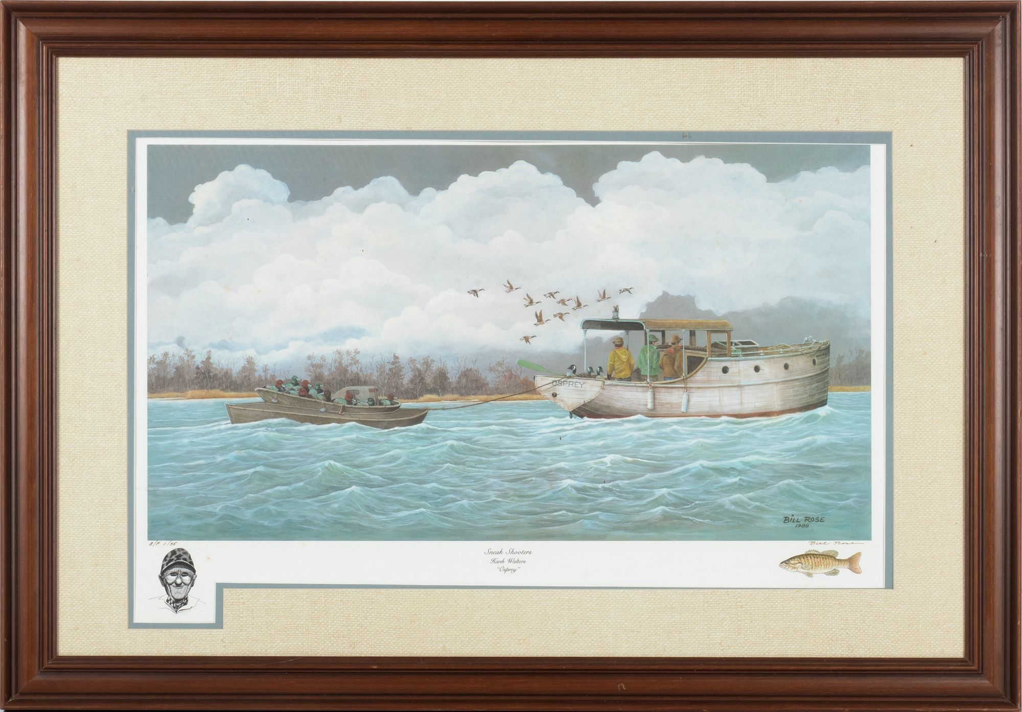 Bill Rose | Bill Rose (American), Lithograph On Paper, 1988, H 17.75, W ...