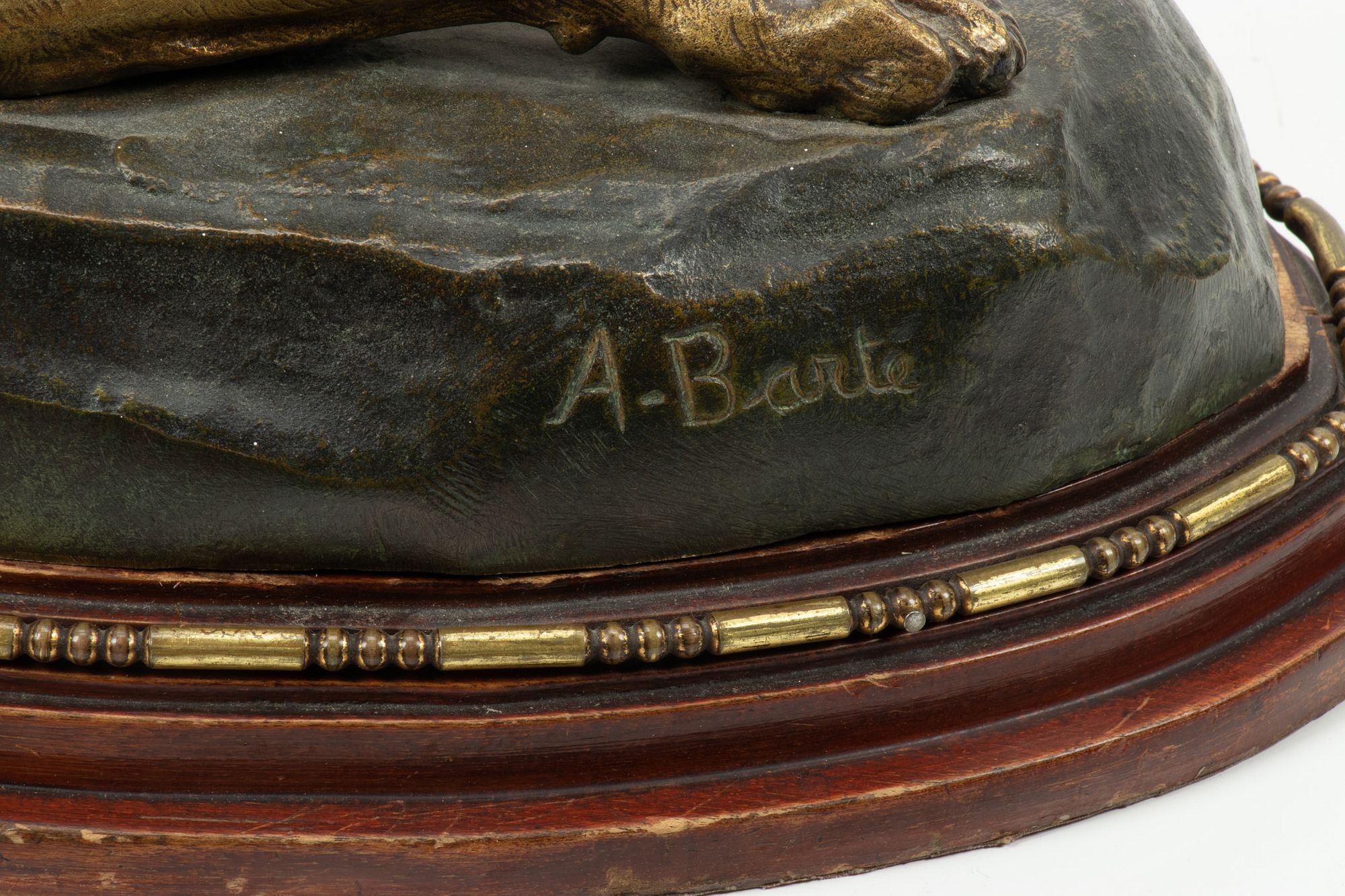 Marcel Guillemard | French DorÈ Bronze German Shepherd Sculpture Signed ...