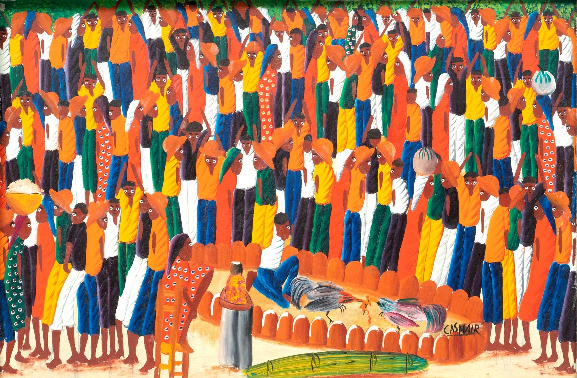 Laurent Casimir | Laurent Casimir (Haitian, 1928-1990) Acrylic On ...
