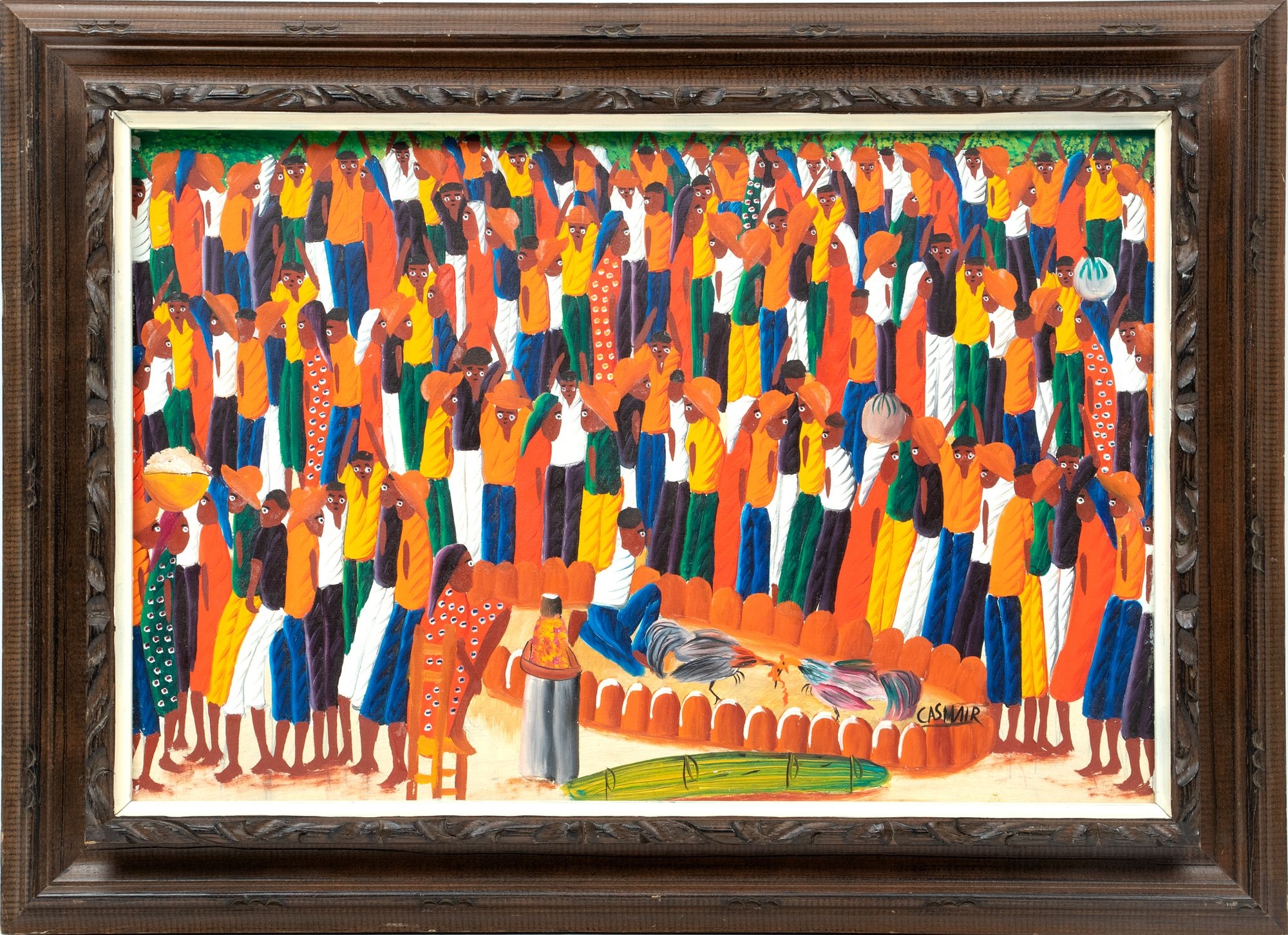 Laurent Casimir | Laurent Casimir (Haitian, 1928-1990) Acrylic On ...