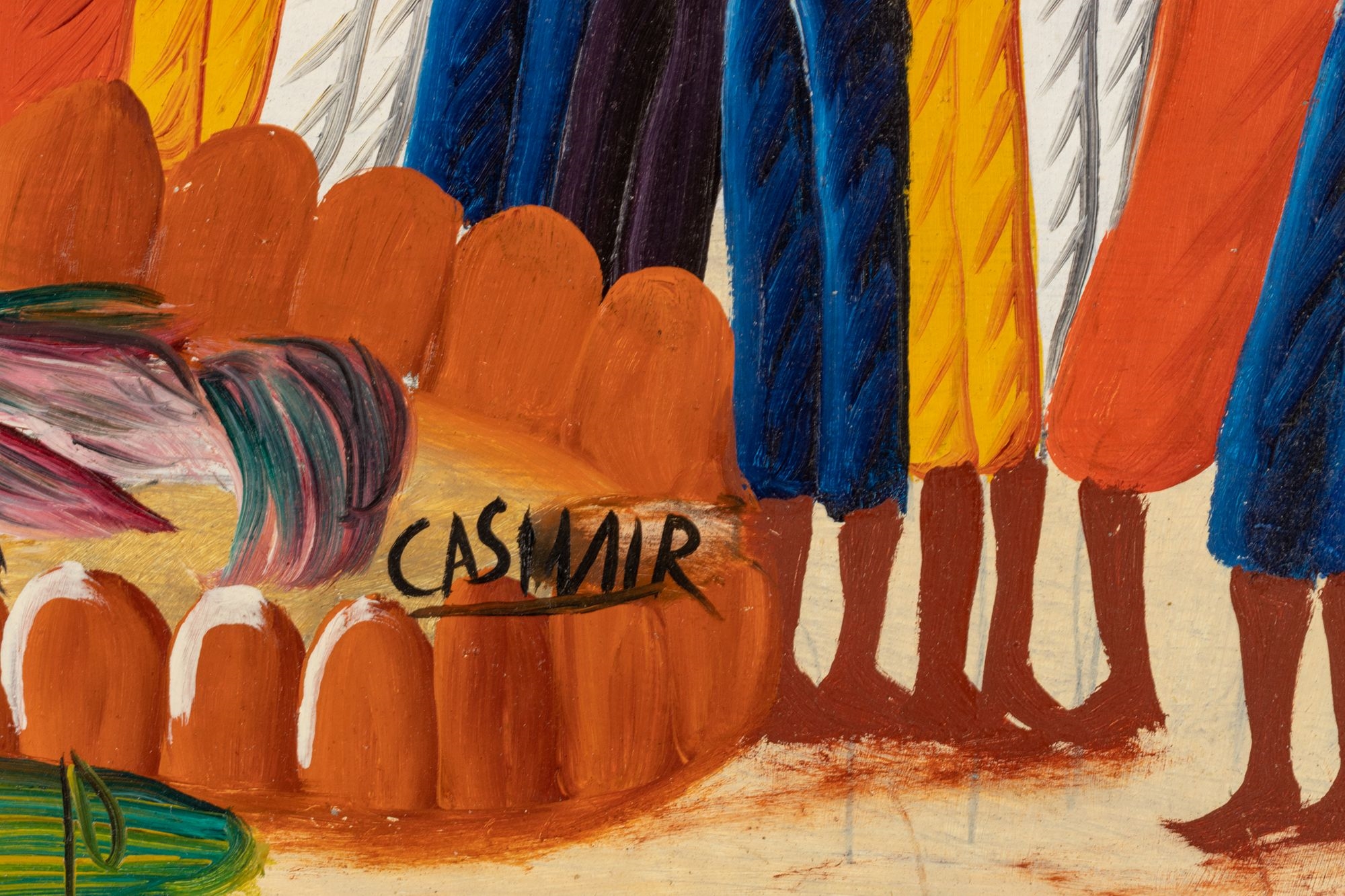 Laurent Casimir | Laurent Casimir (Haitian, 1928-1990) Acrylic On ...