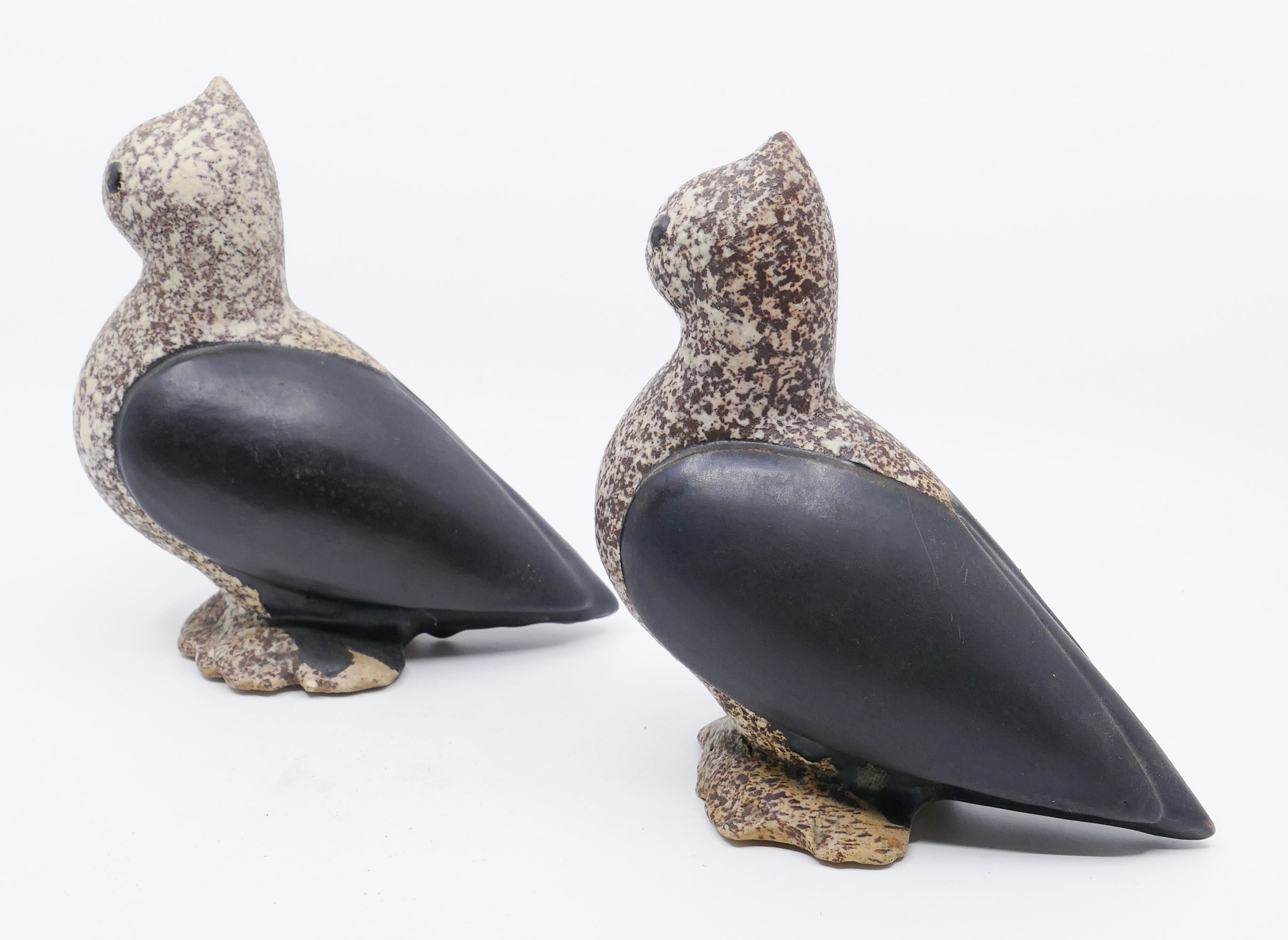 James Lovera | Pair James Lovera Studio Pottery Pigeon Bird Figures 7 ...