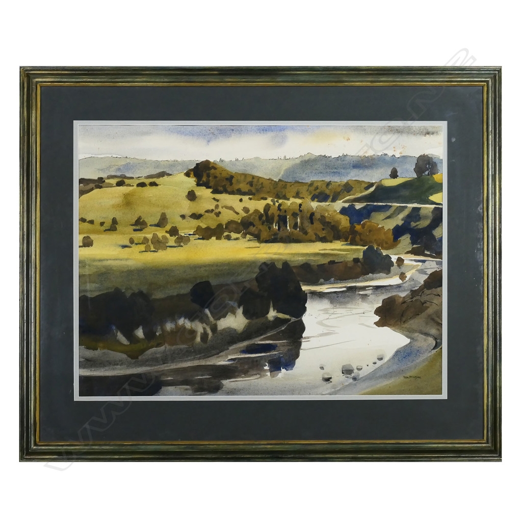 Peter McIntyre | The Whakapapa River' | MutualArt