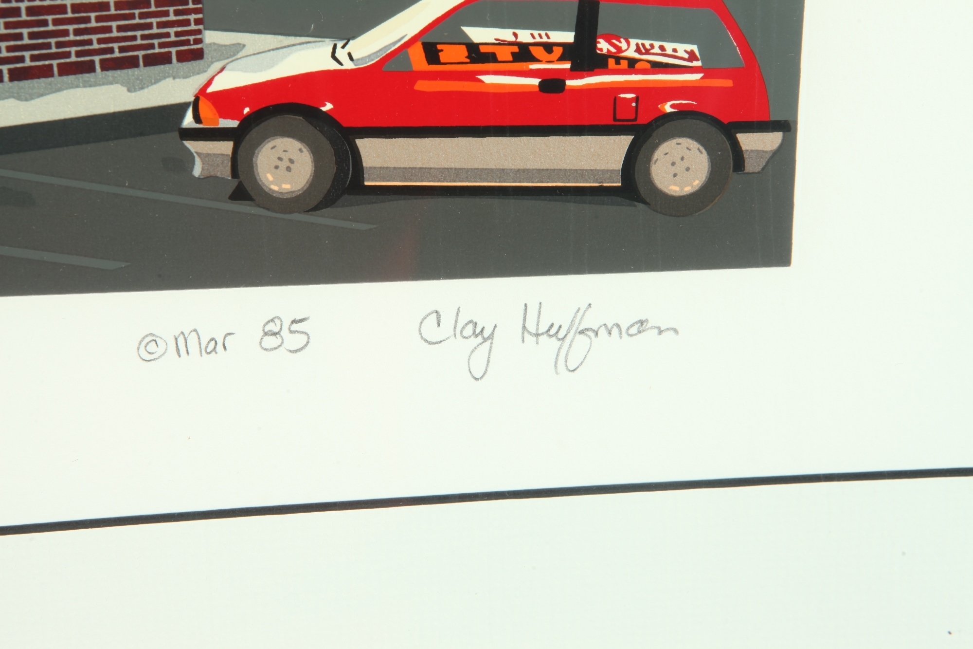 Clay Huffman | Hot Doughnuts Now, 1985, (1985) | MutualArt