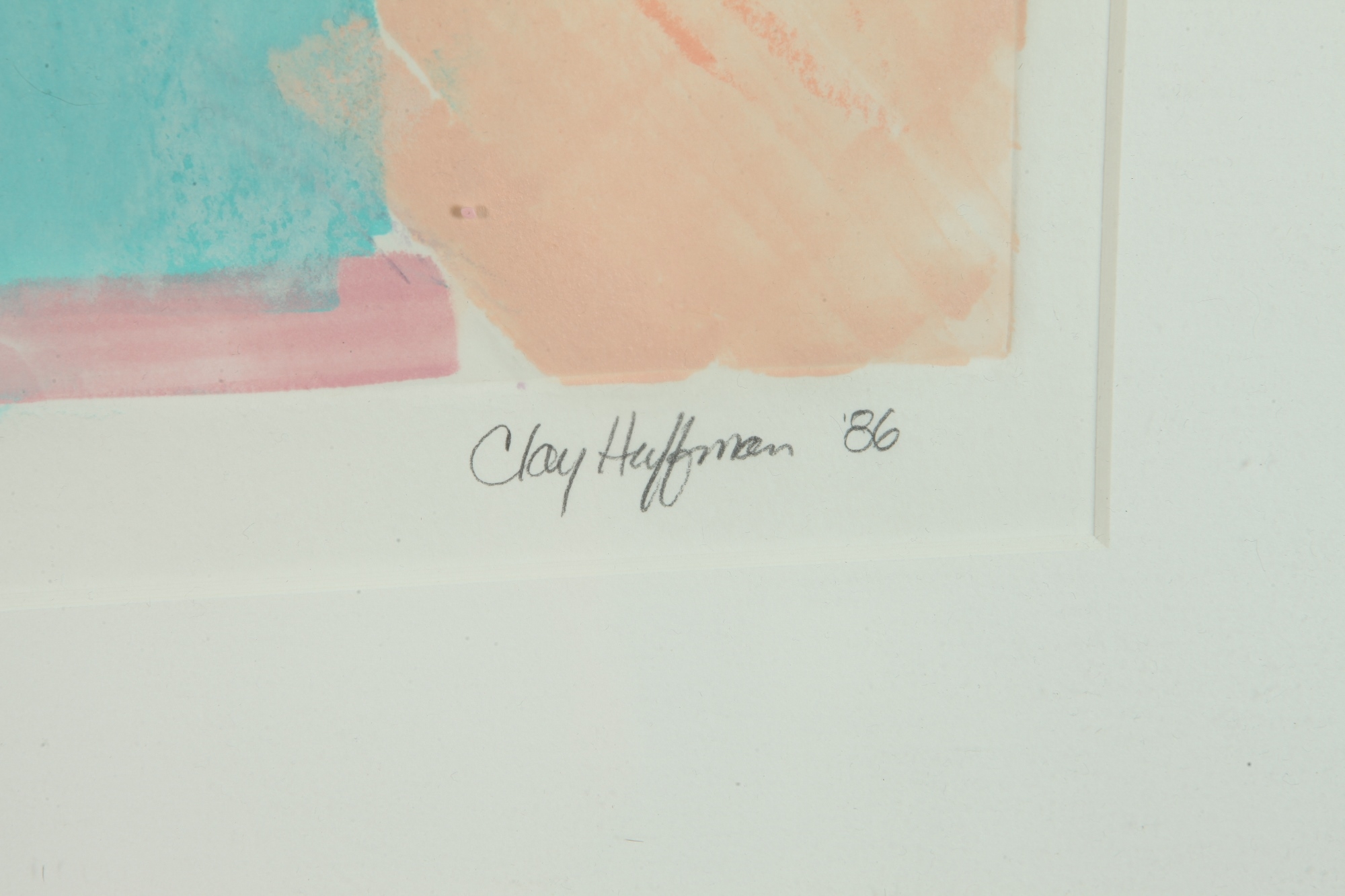 Clay Huffman | Pair of Untitled Monotypes, 1986, (1986) | MutualArt