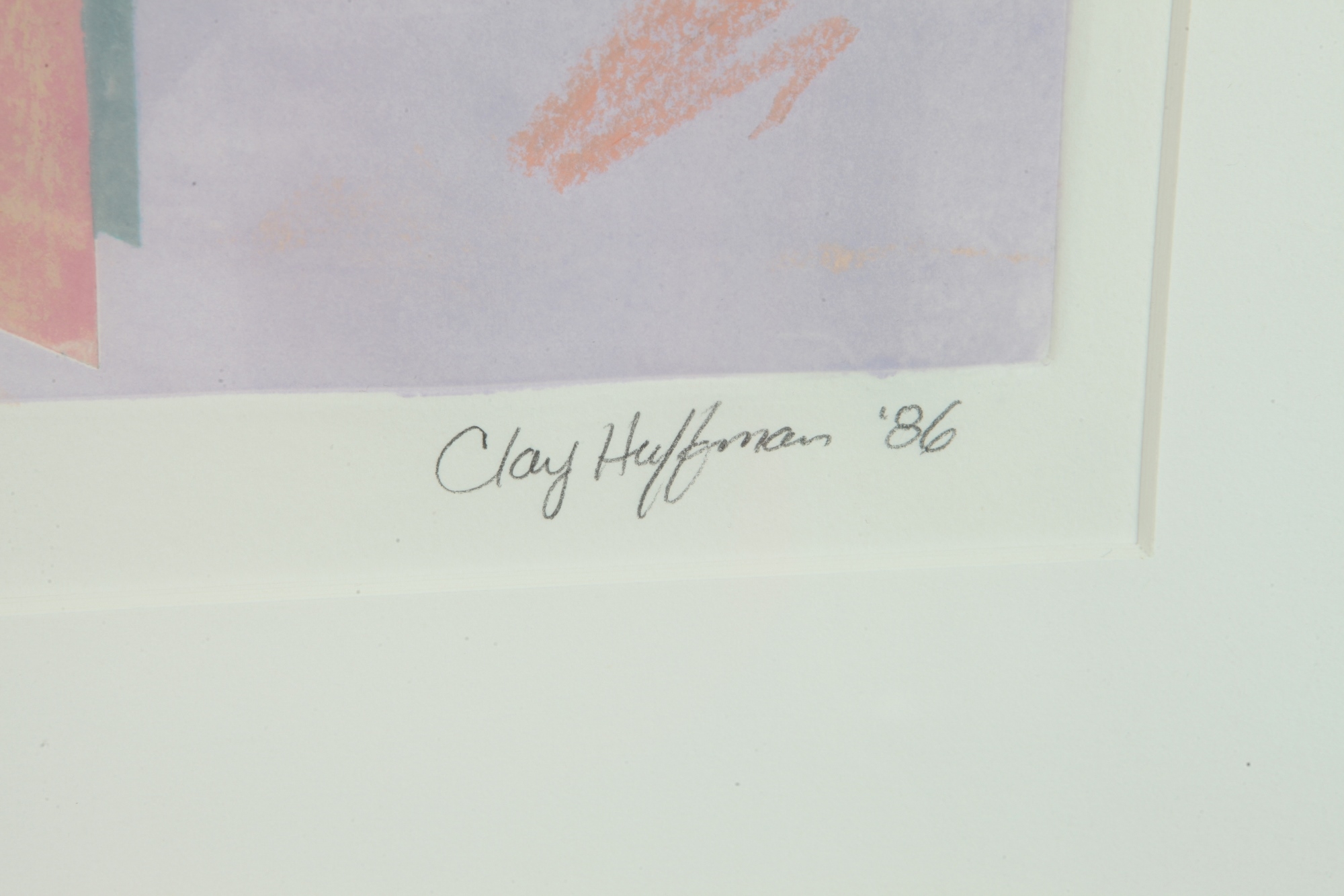 Clay Huffman | Pair of Untitled Monotypes, 1986, (1986) | MutualArt