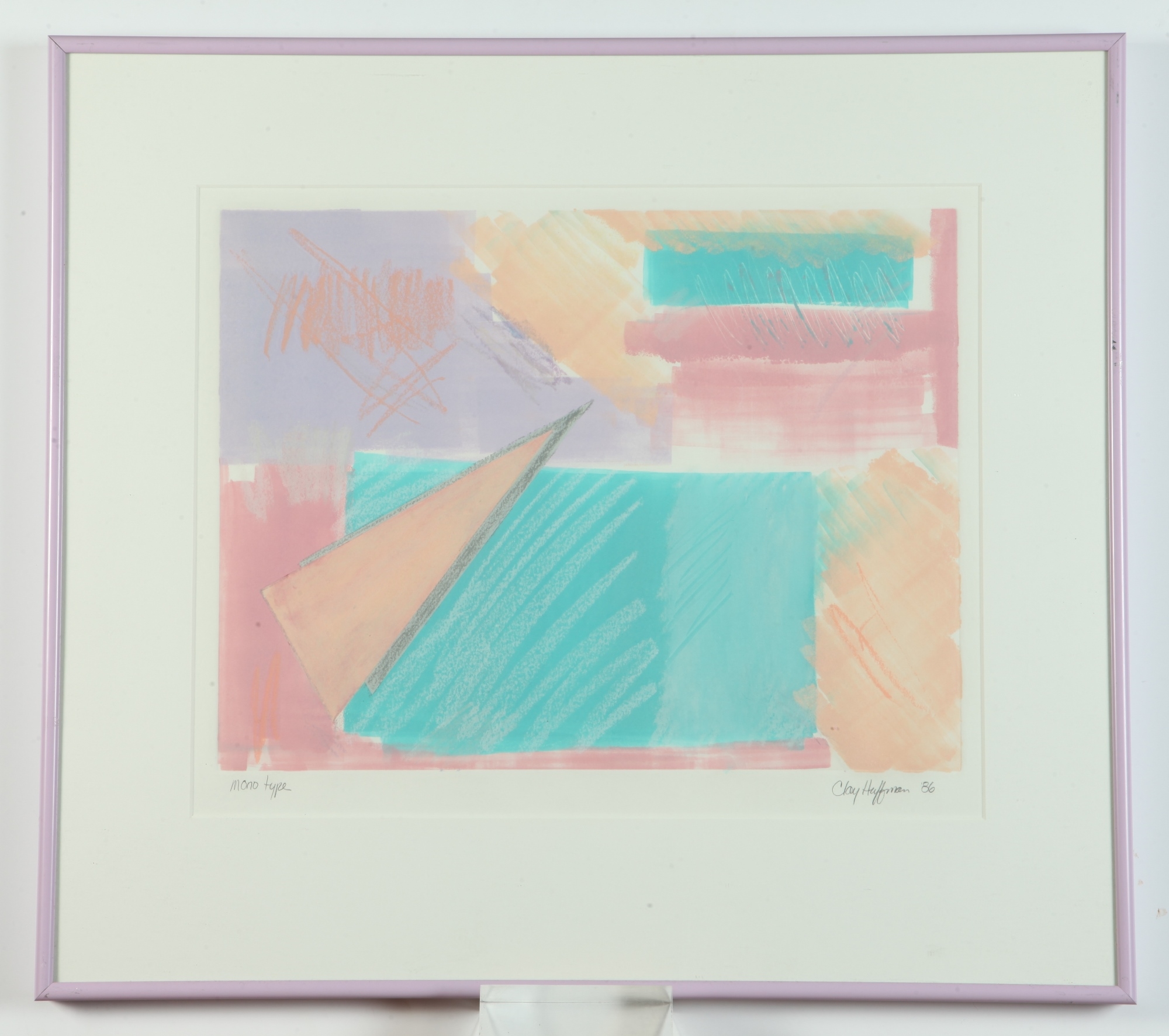 Clay Huffman | Pair of Untitled Monotypes, 1986, (1986) | MutualArt