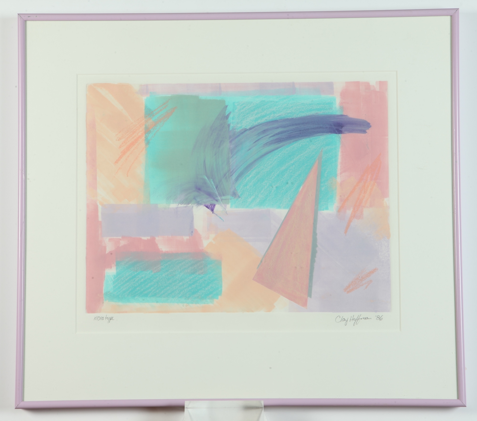 Clay Huffman | Pair of Untitled Monotypes, 1986, (1986) | MutualArt