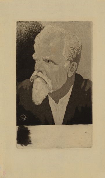 Max Klinger | Self-portrait with a cigar | MutualArt