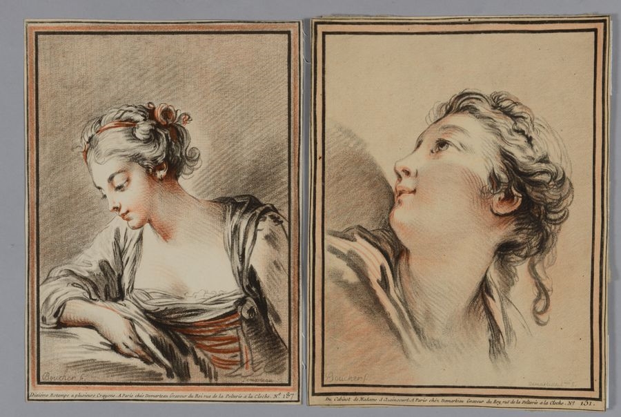 Gilles Antoine Demarteau | Woman in bust turned to the left Young girl in bust | MutualArt
