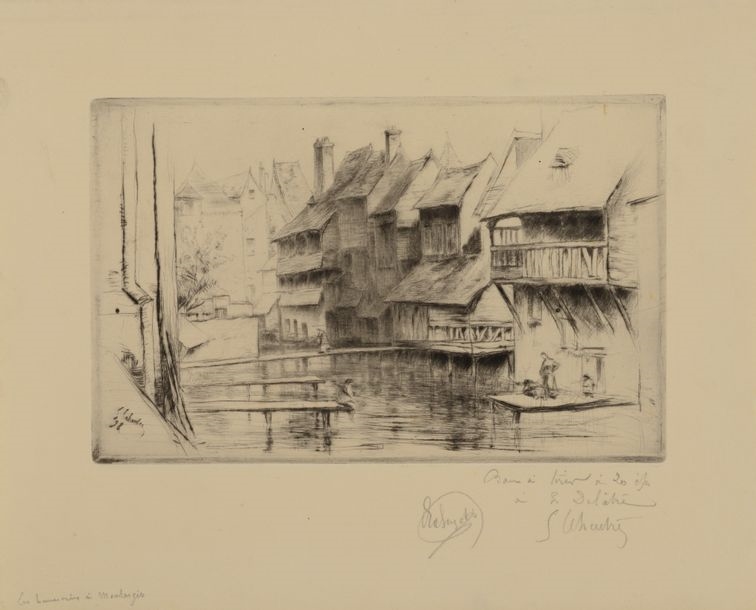 Norbert Goeneutte | Antwerp seen from the head of Flanders Venice ...