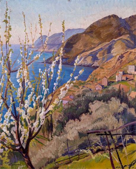 Adolphe Cossard | Printemps au Cap Corse, Pino | MutualArt