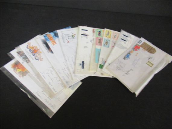 Murray Walker | FIRST DAY COVERS INCLUDING GOLDEN JUBILEE SIGNED MURRAY ...