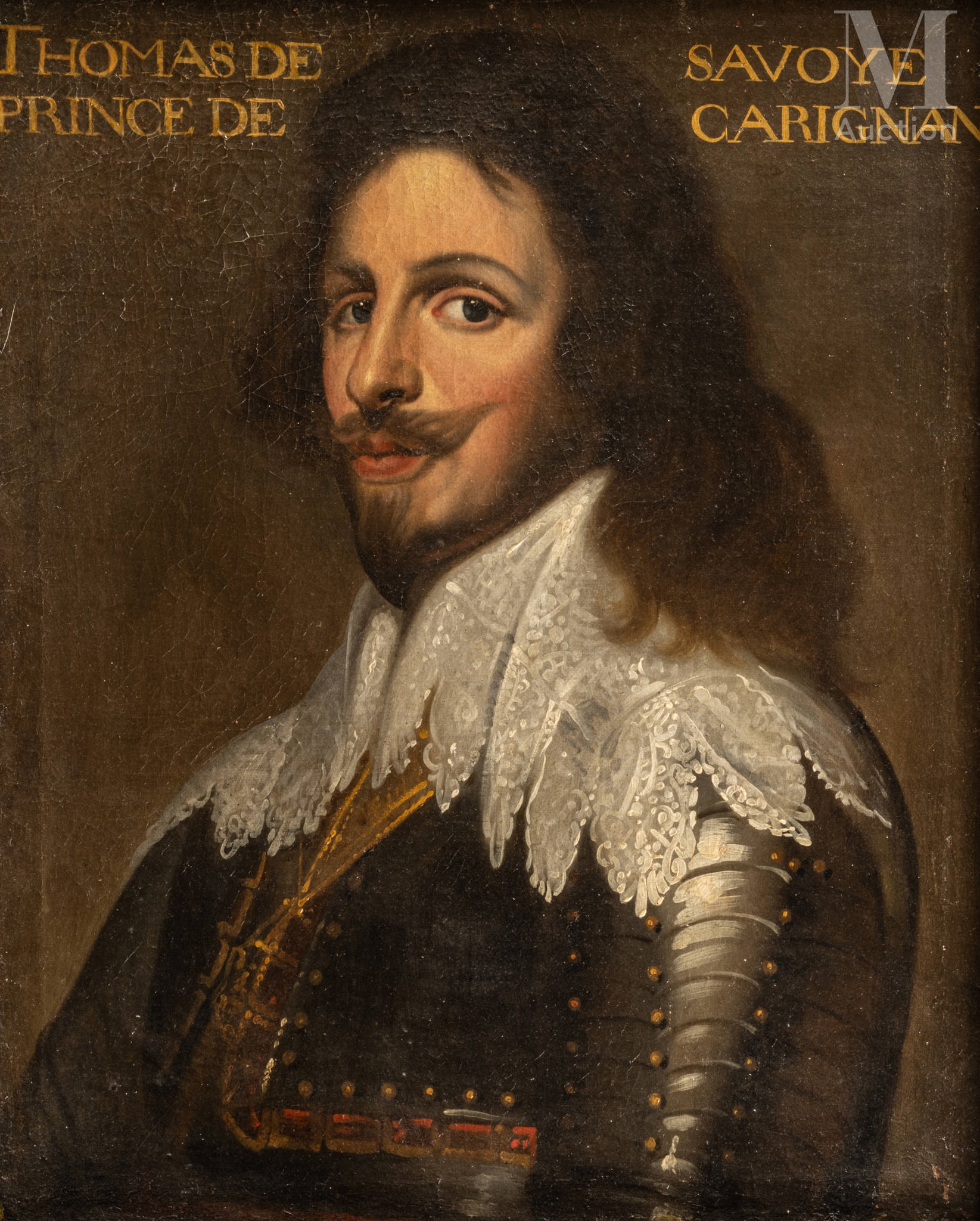 Anthony van Dyck | Portrait de Thomas de Savoie | MutualArt