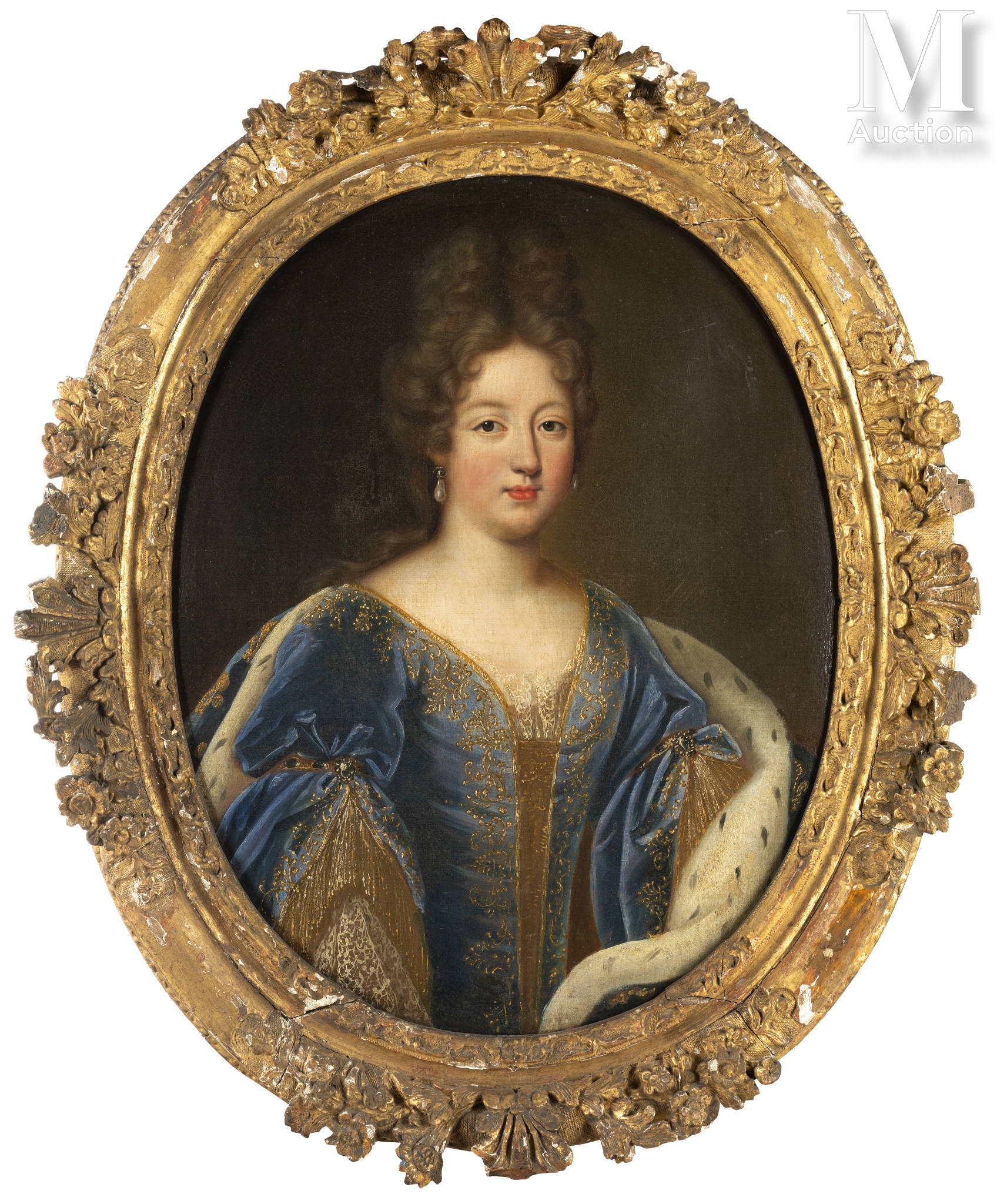 French School, 18th Century | Portrait de Françoise Marie de Bourbon ...