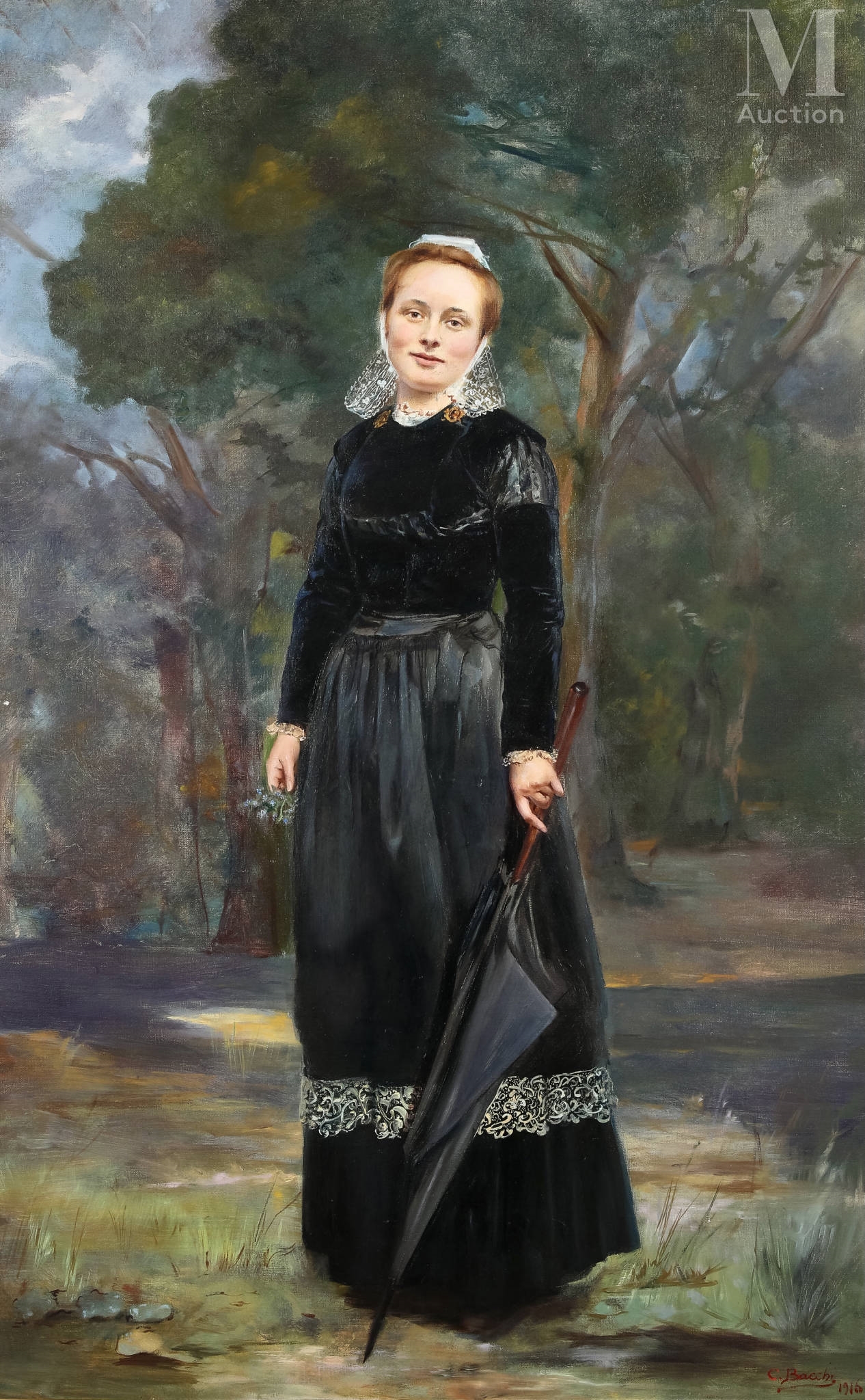 Cesare Bacchi | THE ARTIST'S MODEL | MutualArt