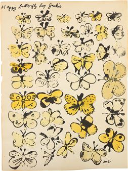 Andy Warhol | Happy Butterfly Day (1955) | MutualArt