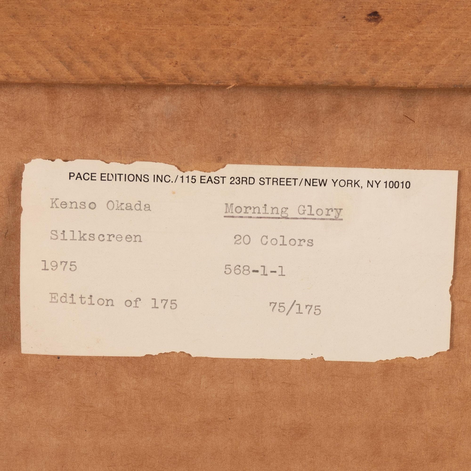 Kenzo Okada | Morning Glory (1975) | MutualArt