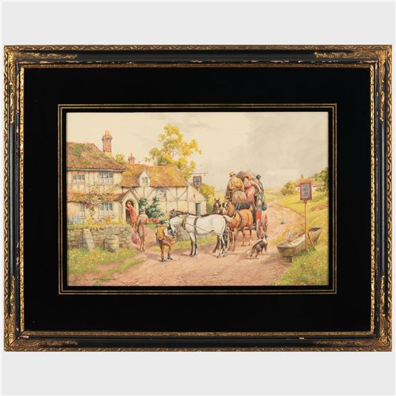 H. Murray | Coaching Scenes: Four Images | MutualArt