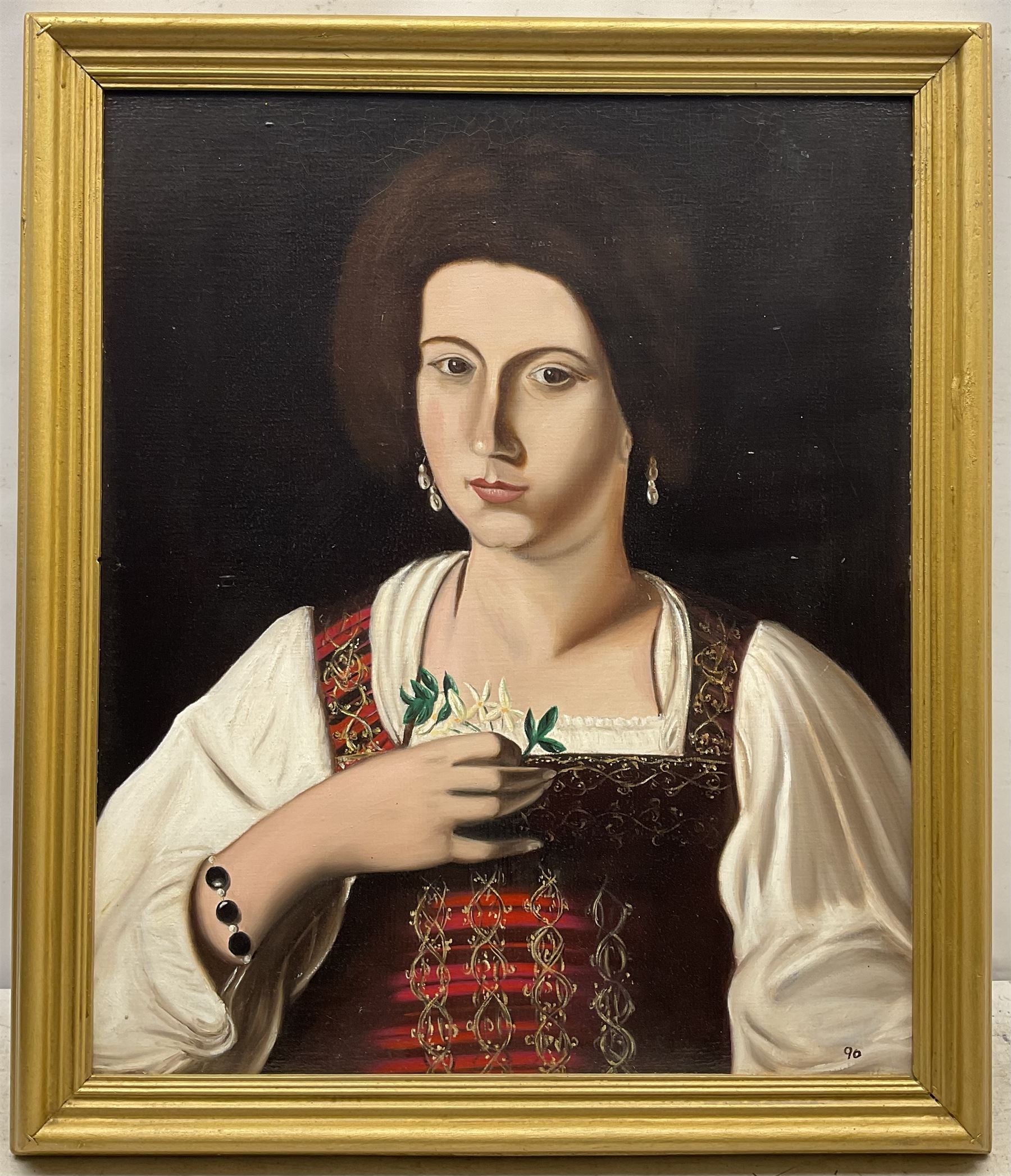 Caravaggio | Portrait of a Courtesan (1990) | MutualArt