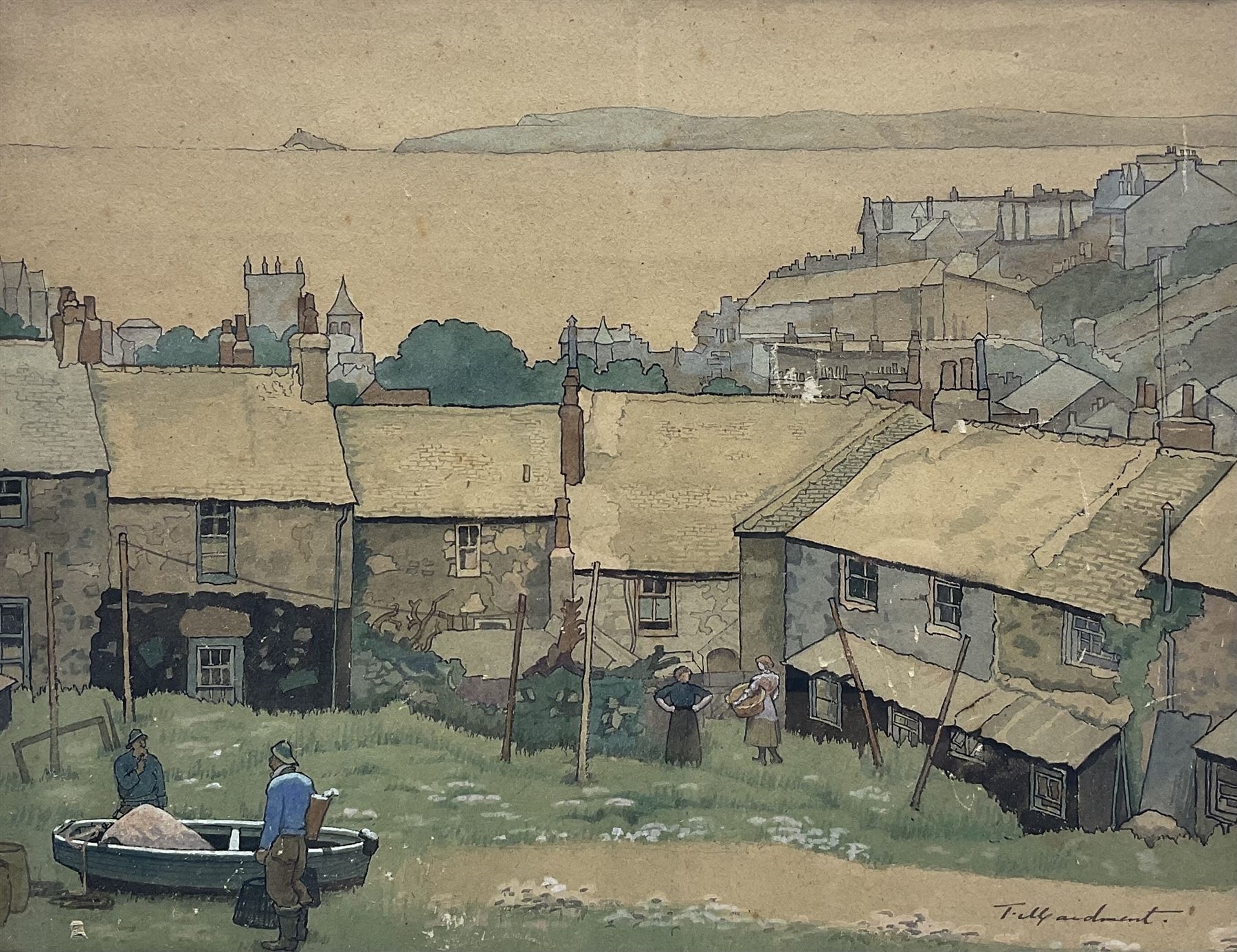 Thomas Maidment | Cornish Coastal Town | MutualArt
