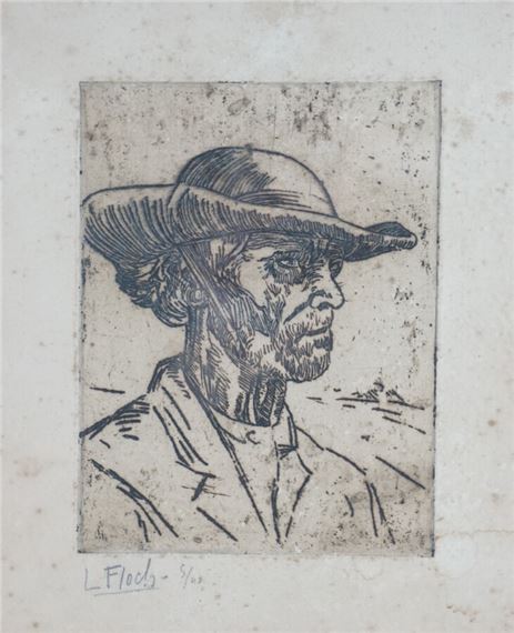 Lionel Floch | Breton en buste | MutualArt