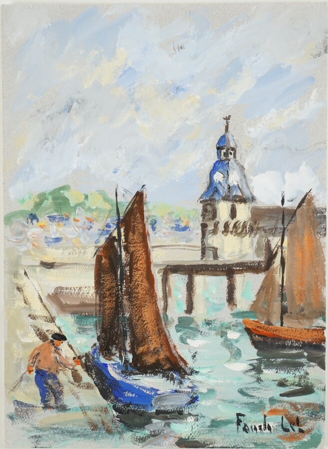 Fanch Lel | Les vieilles coques à Concarneau | MutualArt