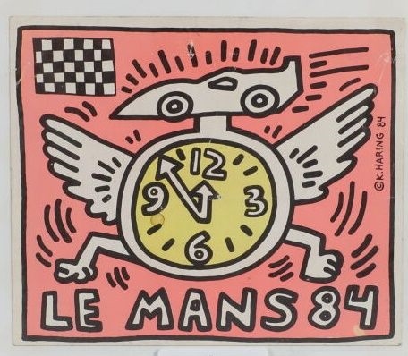Keith Haring | Keith HARING (1958-1990) Allegory of the car race (1984 ...